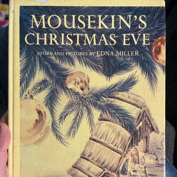 Other | Vintage Christmas Book Mousekins Christmas Eve By Edna Miller ...
